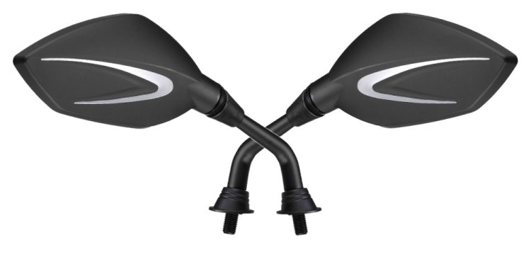 Forte -yleispeilipari, Force, M10, musta | Spare Wheel Oy