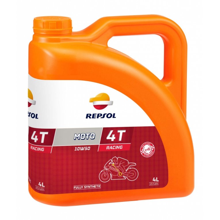 Repsol Moto Racing, 4T-öljy 10W-50, 4L | Spare Wheel Oy