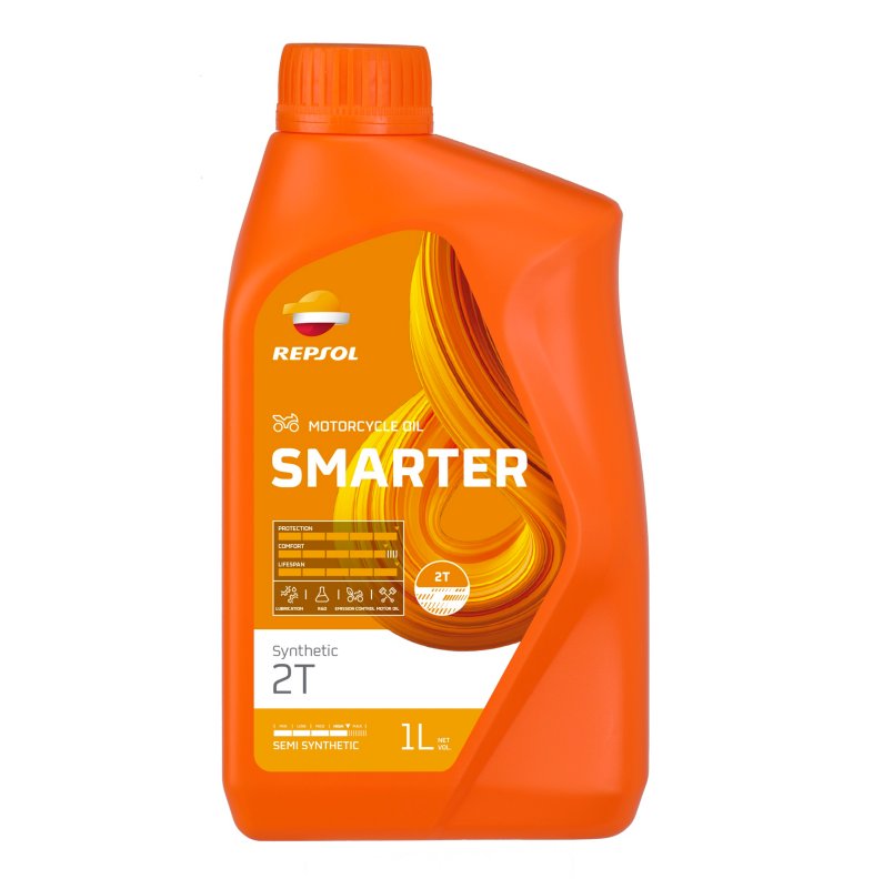 Repsol Smarter Synthetic, 2T-öljy, 1L | Spare Wheel Oy